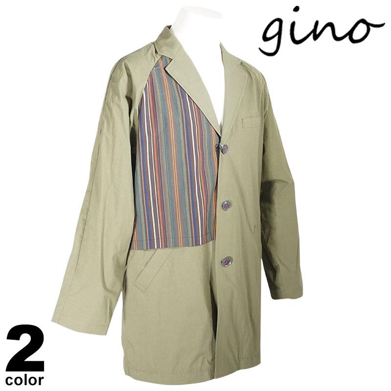 セール 30%OFF gino ジーノ ジャケット メンズ 春夏 ユルカジ ストライプ コットン カジュアル ロゴ 31-4903-02 : メンズファッション リアルツリー - 通販 ...