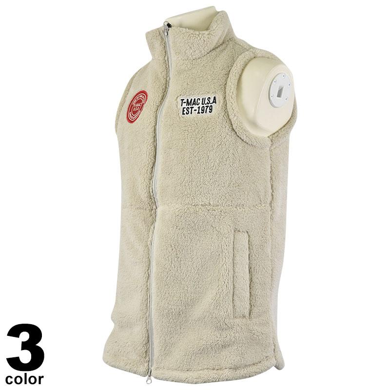 セール 30%OFF T-MAC ティーマック もこもこベスト レディース 秋冬 ジップアップ ゴルフ インポート ロゴ 38-3581-62 : 38-3581-62 : メンズファッション ...