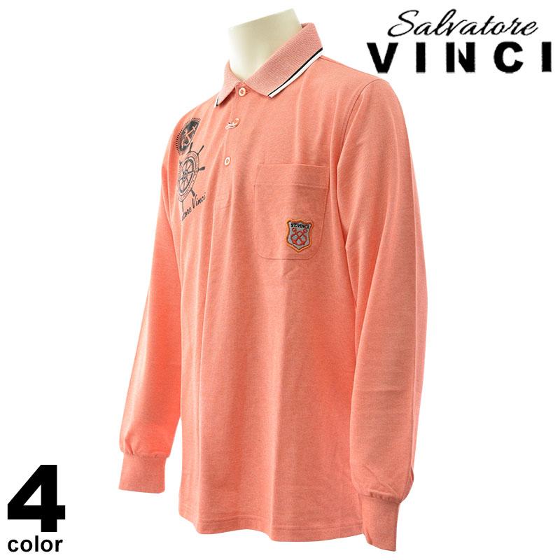 ANGELO VINCI ヴィンチ 長袖 ポロシャツ メンズ 春夏 プリント ゴルフ 胸ポケット付き 41-1801-09 : メンズファッション リアルツリー - 通販 - Yahoo!ショッピング
