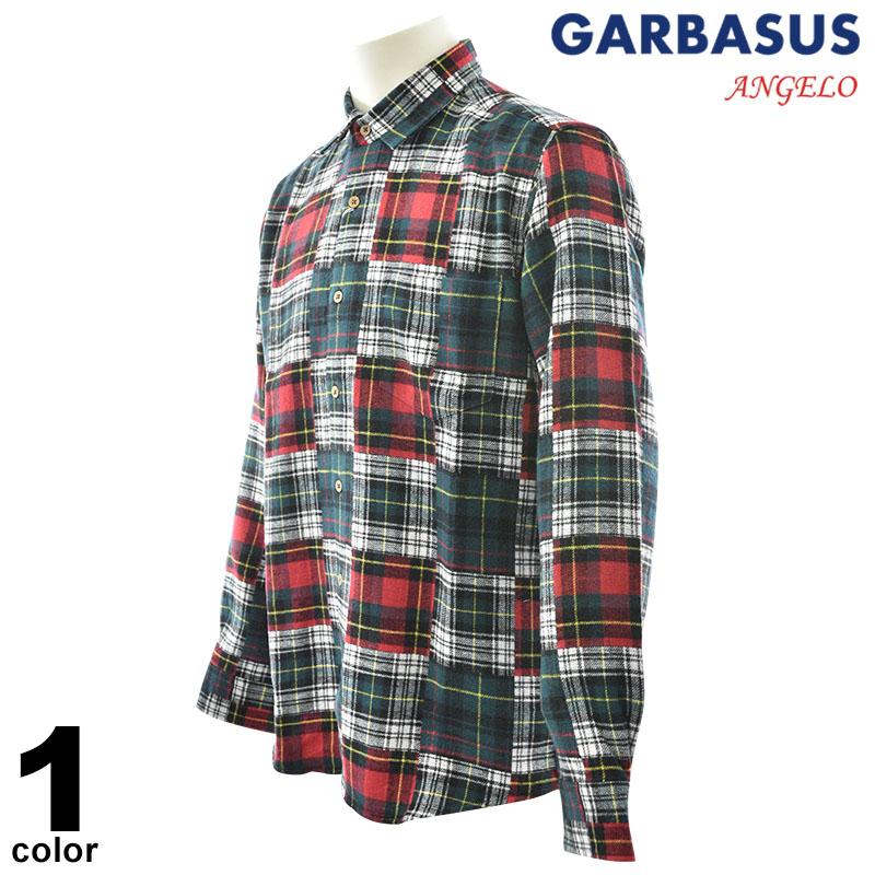 ANGELO GARBASUS アンジェロ ガルバス 長袖 カジュアルシャツ メンズ 秋冬 チェック柄 コットン 日本製 ロゴ 57-1003-03 : メンズファッション リアルツリー ...