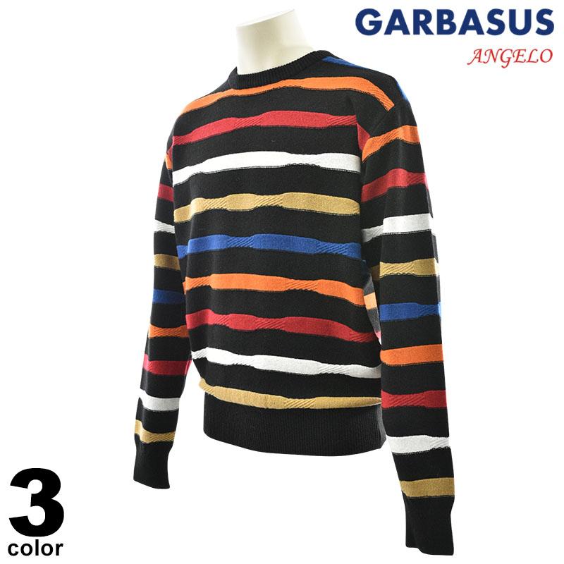 ANGELO セール 30%OFF GARBASUS アンジェロ ガルバス ニット メンズ 2024秋冬 クルーネック ウール 日本製 ロゴ 45-7002-03 : メンズファッション ...