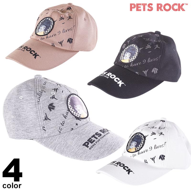PETS ROCK ペッツロック キャップ ファッション雑貨 秋冬 野球帽 アニマルデザイン 帽子 F ブルースリー フリーサイズ 人気デザイン アンジェロ ロゴ a0-0106-21 ...