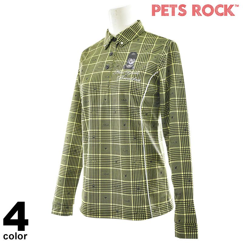 PETS ROCK ペッツロック 長袖 ポロシャツ レディース 2024秋冬 アニマル ゴルフ ウェア ロゴ a6-1865-21 : a6-1865-21 : メンズファッション リアル ...