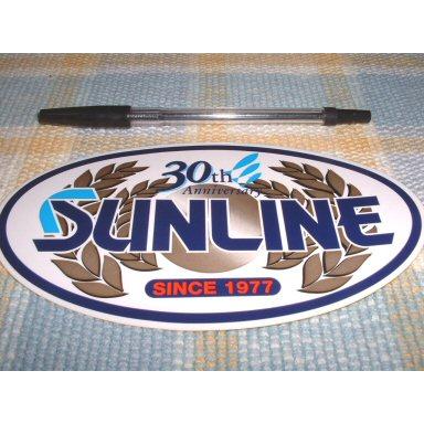 Sunline/サンライン！30周年記念/ステッカー/シール : レア物商会・健美堂 - 通販 - Yahoo!ショッピング