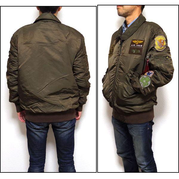 Alpha Industries アルファ インダストリーズ CWU PILOT X ジャケット メンズ ALPHA ミリタリー ワッペン ...