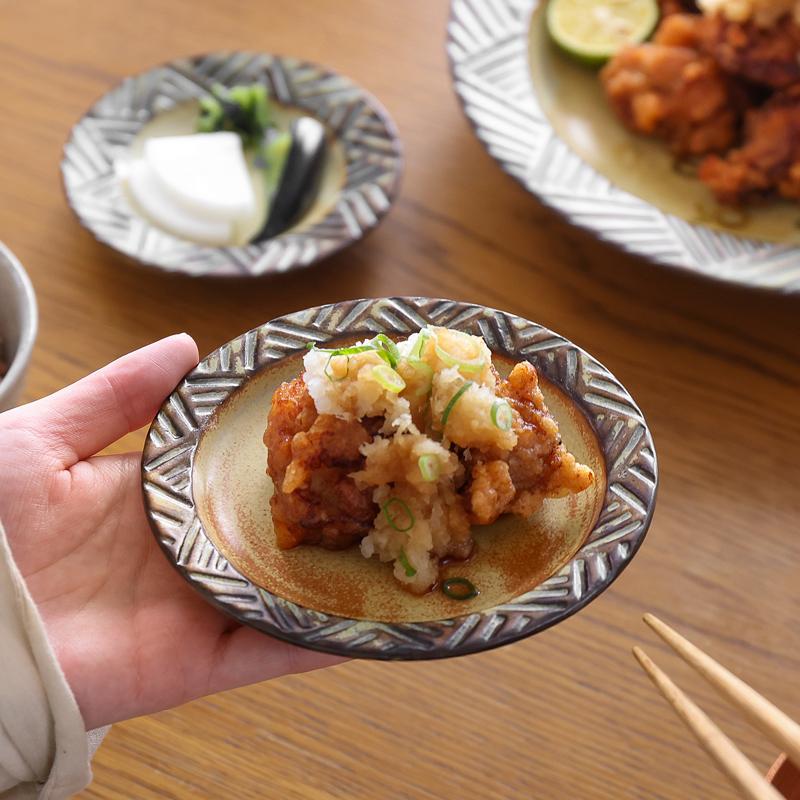 かしわ窯 Kamagaki プレート 11cm 食器 お皿 円形 丸 丸形 日本製 国産 インテリア おしゃれ 北欧 電子レンジ対応 食洗機可 せっ器 G77 あすつく : ReCENO ...