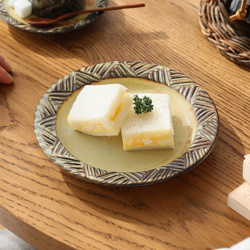 かしわ窯 Kamagaki プレート 11cm 食器 お皿 円形 丸 丸形 日本製 国産 インテリア おしゃれ 北欧 電子レンジ対応 食洗機可 せっ器 G77 あすつく : ReCENO ...