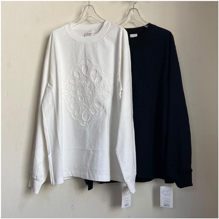 buoy buoy ブイ CORDWORK 刺繍 one flower ロンT 70-01-CT-002-24-2 :buoybuoy-ct002-24-2:ルシェルシュ Yahoo!店 ...