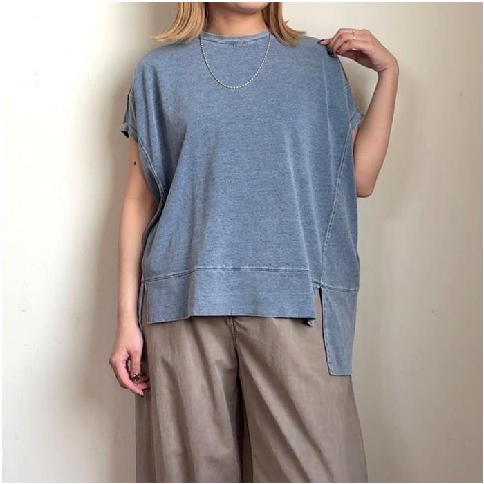 PASSIONE PASSIONE パシオーネ ダンガリー ワイドシルエット デザインカットソー526988 : ルシェルシュ Yahoo!店 ...