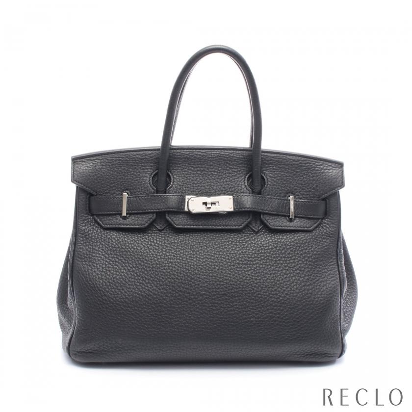 エルメス HERMES  バーキン30 シルバー金具  ハンドバッグ トゴ レディース  中古 HERMES（エルメス） バーキン30 ハンドバッグ トゴ ブラック シルバー