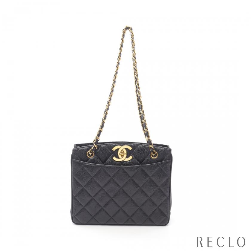 CHANEL（シャネル） マトラッセ チェーンショルダーバッグ キャビア