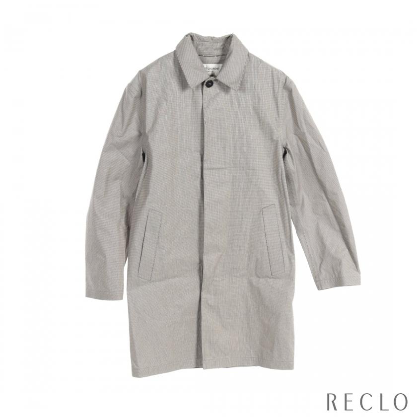 SAINT LAURENT サンローランパリ PARIS ステンカラーコート コットン