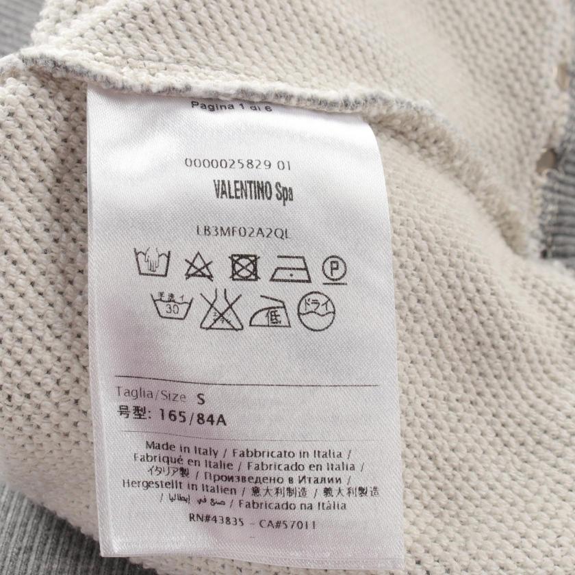 VALENTINO ヴァレンティノ ロックスタッズ スウェットシャツ VALENTINO ヴァレンティノ ロックスタッズ スウェットシャツ