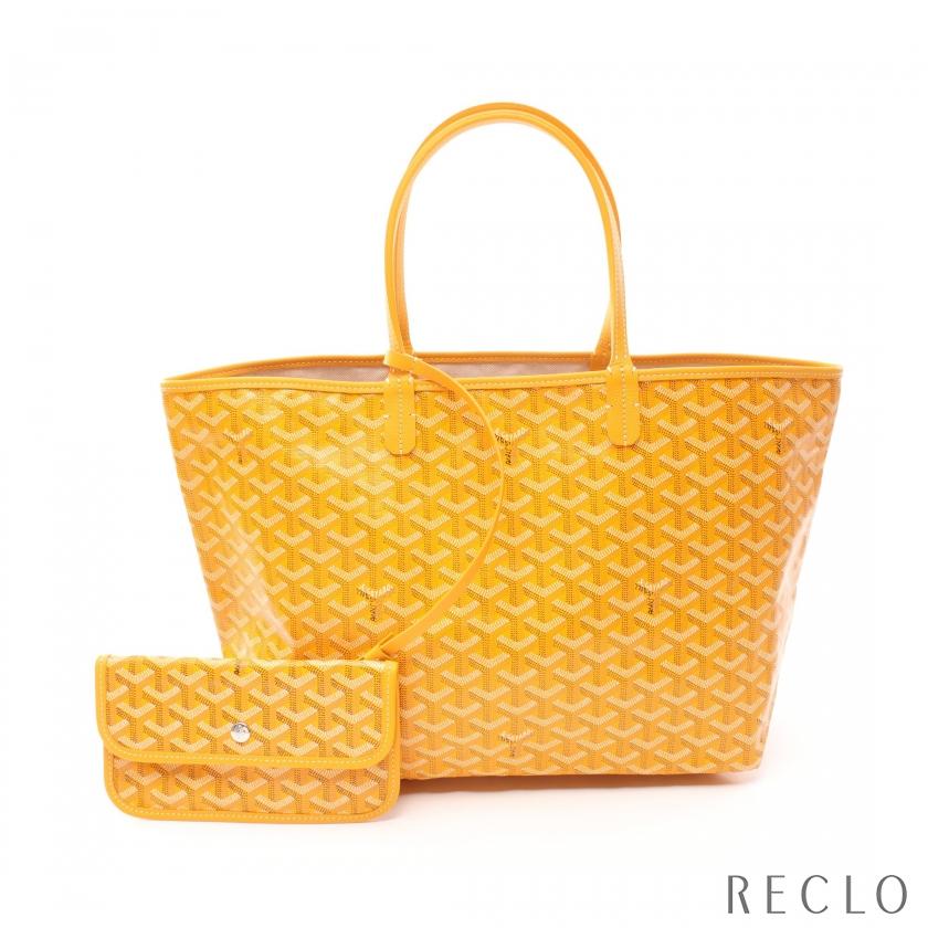 ゴヤール GOYARD サンルイPM トートバッグ バッグ PVCコーティングキャンバス レザー レディース オレンジ系 / マルチカラー 【中古】 GOYARD（ゴヤール） サンルイPM ハンドバッグ トートバッグ