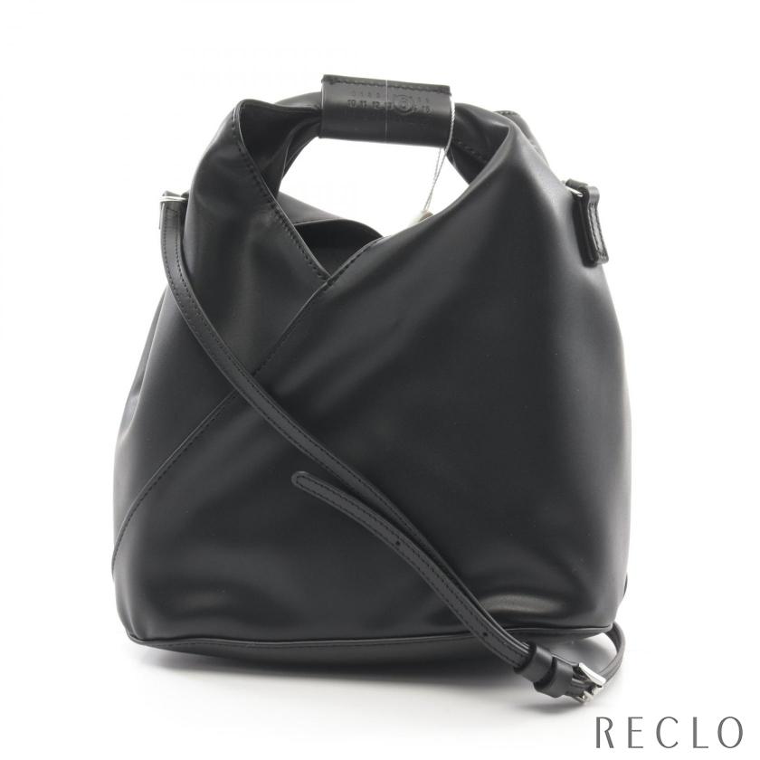 MM6 エムエムシックスメゾンマルジェラ MAISON MARGIELA JAPANESE ジャパニーズ ショルダーバッグ レザー フェイクレザー ブラック レディース 中古 : RECLO ...