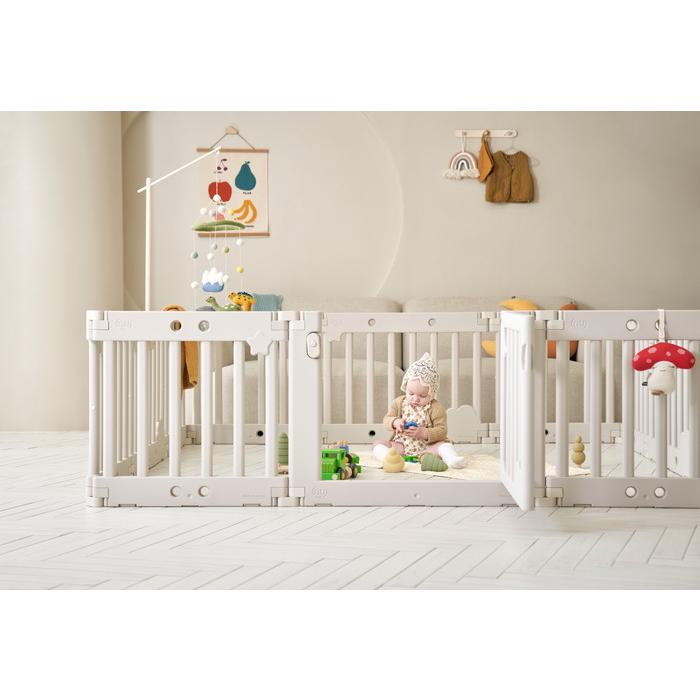 inuibebe ベビーサークル ドア付き 12枚セット 200×220cm 韓国ブランド ベビーゲート 柵 パネル 仕切り ケージ ベビー 赤ちゃん キッズ 出産祝い 代引不可 : リコメン ...