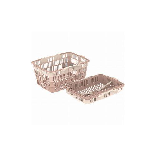 サンコー 折リタタミバスケット 103060 ニューバスケット ブラウン 10306000BR 三甲 株 コンテナ・パレット メッシュコンテナ ...