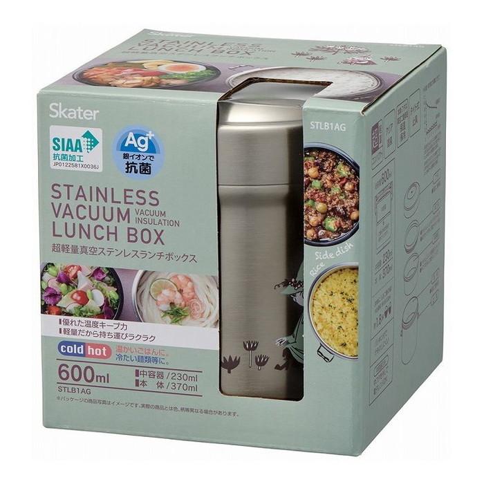 スケーター 保温保冷 抗菌 真空ステンレス 弁当箱 600ml ムーミンくすみカラー STLB1AG :er-4973307547997:リコメン堂 - 通販 - Yahoo!ショッピング
