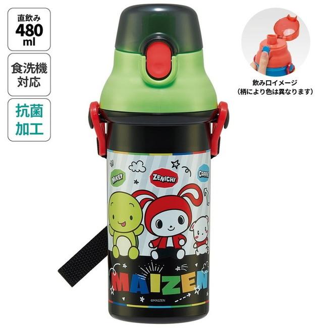 スケーター 銀イオン抗菌 食洗器対応 直飲み 水筒 プラボトル 480ml まいぜんシスター24 PSB5SANAG キャラクター かわいい 可愛い Skater : er ...