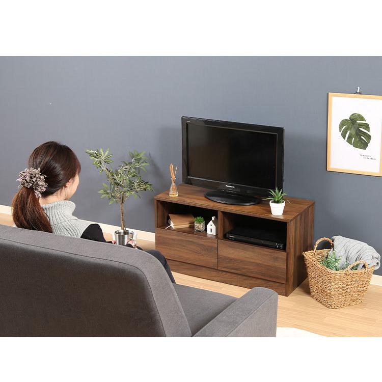 テレビ台 幅90 組立簡単 工具不要 テレビボード EZBO TV台 引出2杯 ミディアムブラウン ローボード 北欧 おしゃれ 代引不可 : fb-99397 : リコメン堂 - 通販 ...