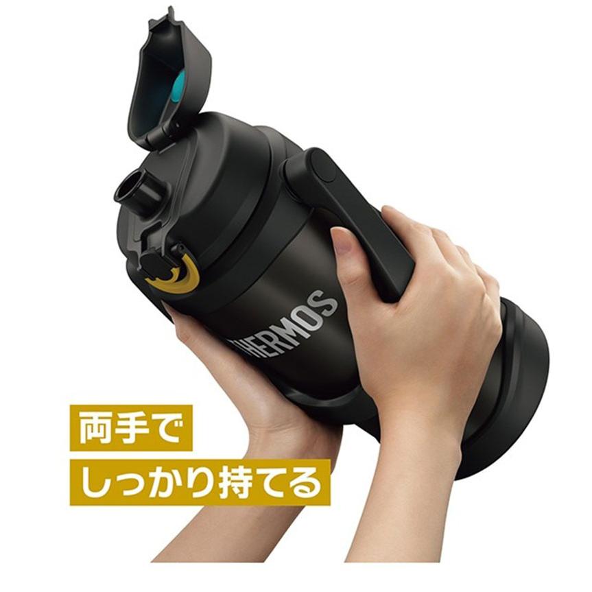 サーモス 水筒 2L 大容量 保冷 真空断熱スポーツジャグ FJQ-2000 ブラック 黒 2リットル スポーツドリンクOK ハンドル付き ワンタッチ 直飲み : リコメン堂 - 通販 ...
