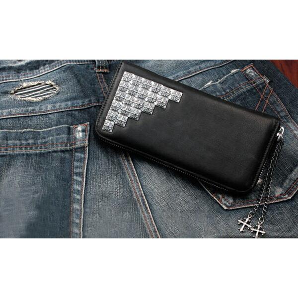 Igginbottom イギンボトム スタッズ＆クロスチャーム牛革長財布 IG-111 : リコメン堂 - 通販 - Yahoo!ショッピング