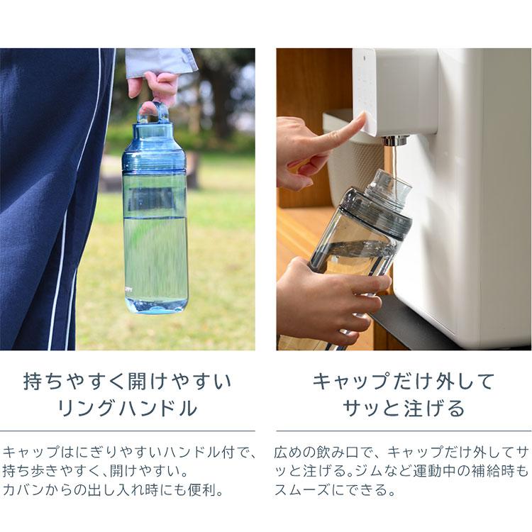 LIPPY 洗いやすい ウォーターボトル 700ml 日本製 メモリ付き 軽量 トライタン 透明 広口 水筒 ボトル 常温ボトル パッキン付き ハンドル付き クリア : リコメン堂 - 通販 ...
