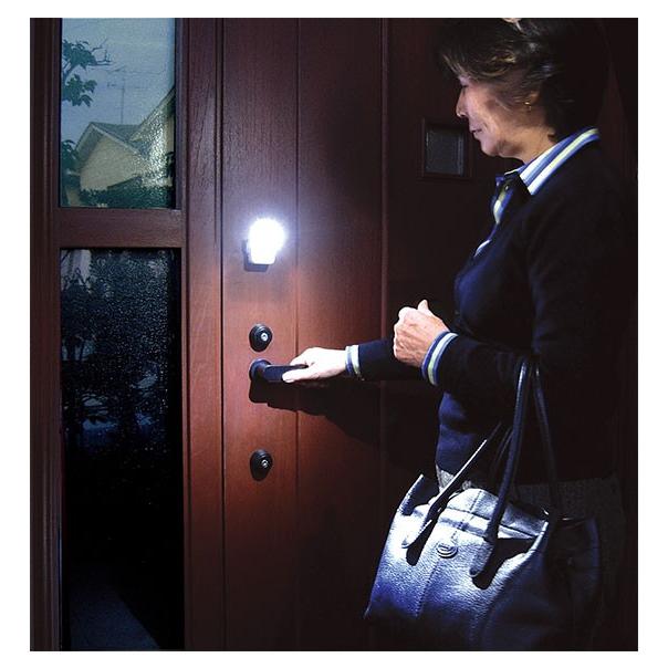 ムサシ LED マイクロセンサーライト ワークサポート 作業 警告 防雨 防犯 センサーライト ASL-010 代引不可 :oo ...