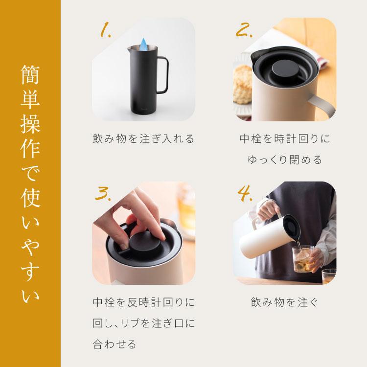 ピーコック 魔法瓶 卓上ポット 保冷 保温 1L リビングポット AHW-100 1リットル 1000ml ステンレスポット テーブルポット おしゃれ 洗いやすい : pe-ahw-100 ...