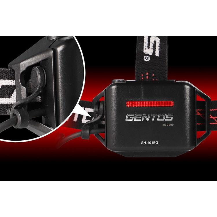 ジェントス GENTOS Gシリーズ ハイブリッド式 LEDヘッドライト 101RG GH101RG : リコメン堂 - 通販 - Yahoo!ショッピング