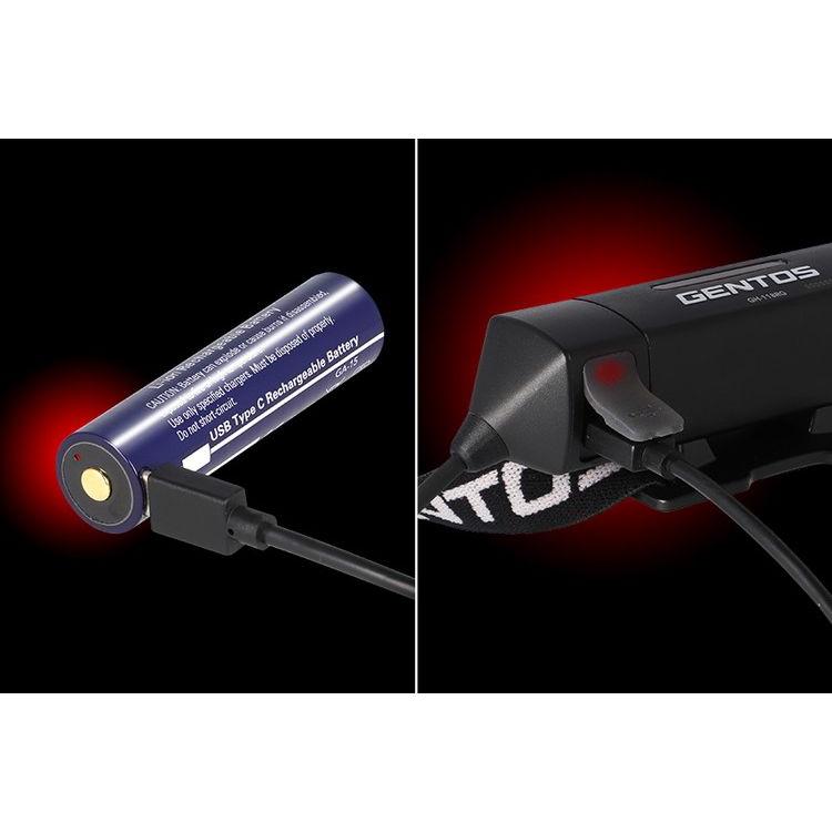 ジェントス GENTOS Gシリーズ 充電式 LEDヘッドライト 118RG GH118RG : リコメン堂 - 通販 - Yahoo!ショッピング