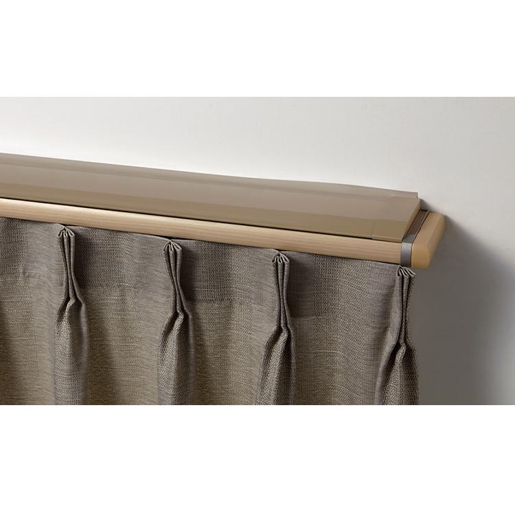 TOSO 正面付け カーテンレール 2m カバートップ付き トーソー レガートプリモ Mキャップ 木目調 ブラケット付き 部品付き おしゃれ 北欧 モダン 代引不可 :ul ...