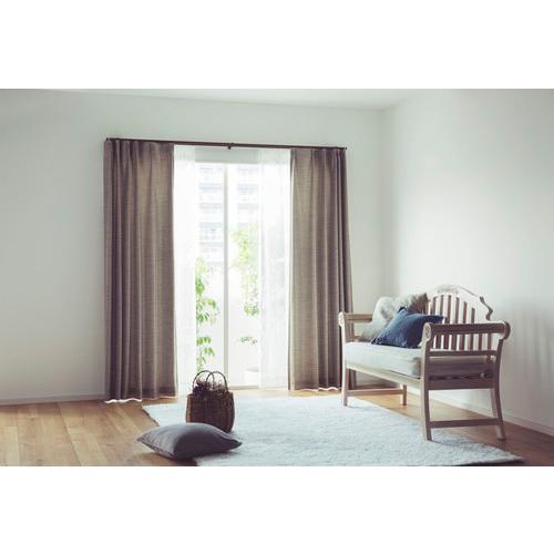 カーテンレール ダブル リターン仕様 伸縮 1.1~2.0m TOSO トーソー リネアR リターン縫製 遮光 静音 カーテンレール 正面付け 白 木目ホワイト 代引不可 :ul-rnrr20 ...