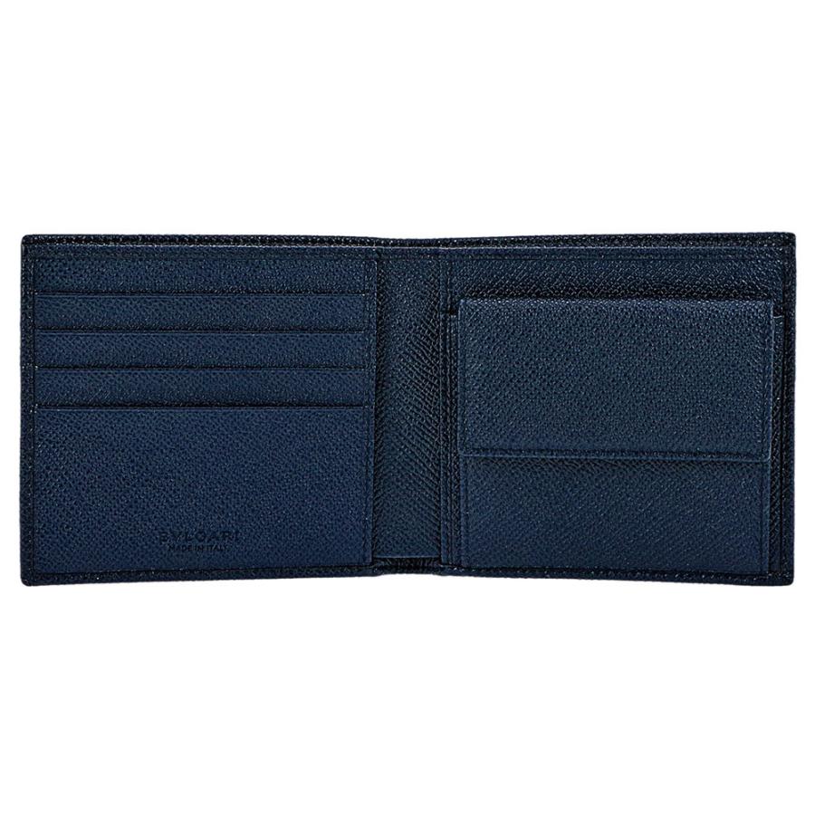 BVLGARI ブルガリ 39324 GRAIN/DENIM SAPPHIRE 二つ折り財布 メンズ 送料無料 : リコメン堂 - 通販 ...