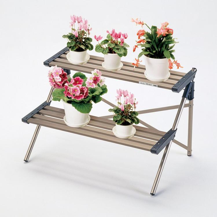 アルミ製フラワースタンド2段 HF-600N :wq-66709228:リコメン堂 - 通販 - Yahoo!ショッピング