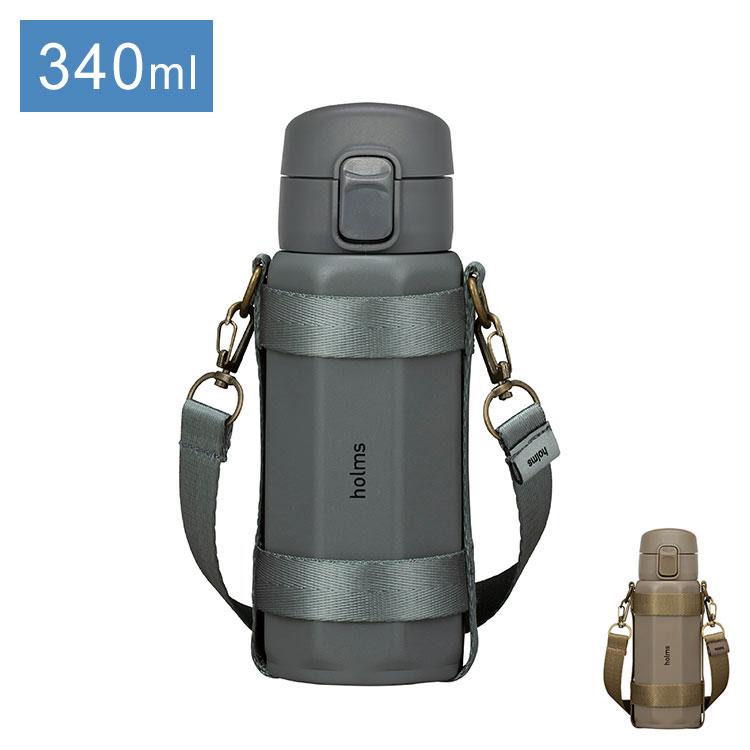 オクタ ワンタッチボトル 340ml CBジャパン holms 保温 保冷 ボトル 水筒 八角形 ステンレス製 ホルダー付き ベルト付き おしゃれ お洒落 代引不可 :xc-holms-360 ...