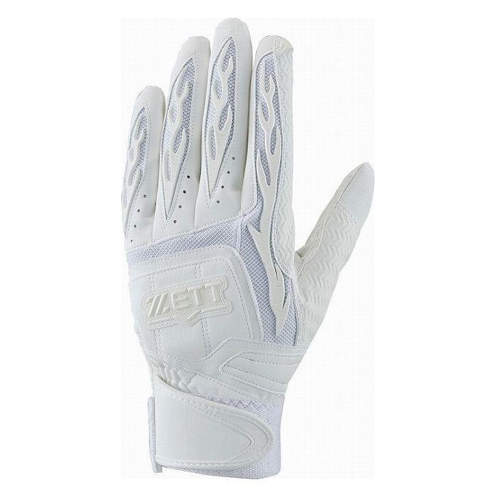 プロステイタス ZETT ゼット バッティンググラブ 両手用 高校生対応品 BG418HS カラー ホワイト サイズ S 22-23 cm : リコメン堂 - 通販 - Yahoo!ショッピング