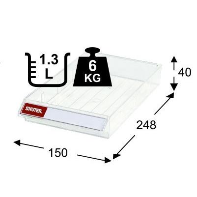 SHUTER シューター A6-360P スチール製 収納棚 業務用 : レコサポートショップ - 通販 - Yahoo!ショッピング