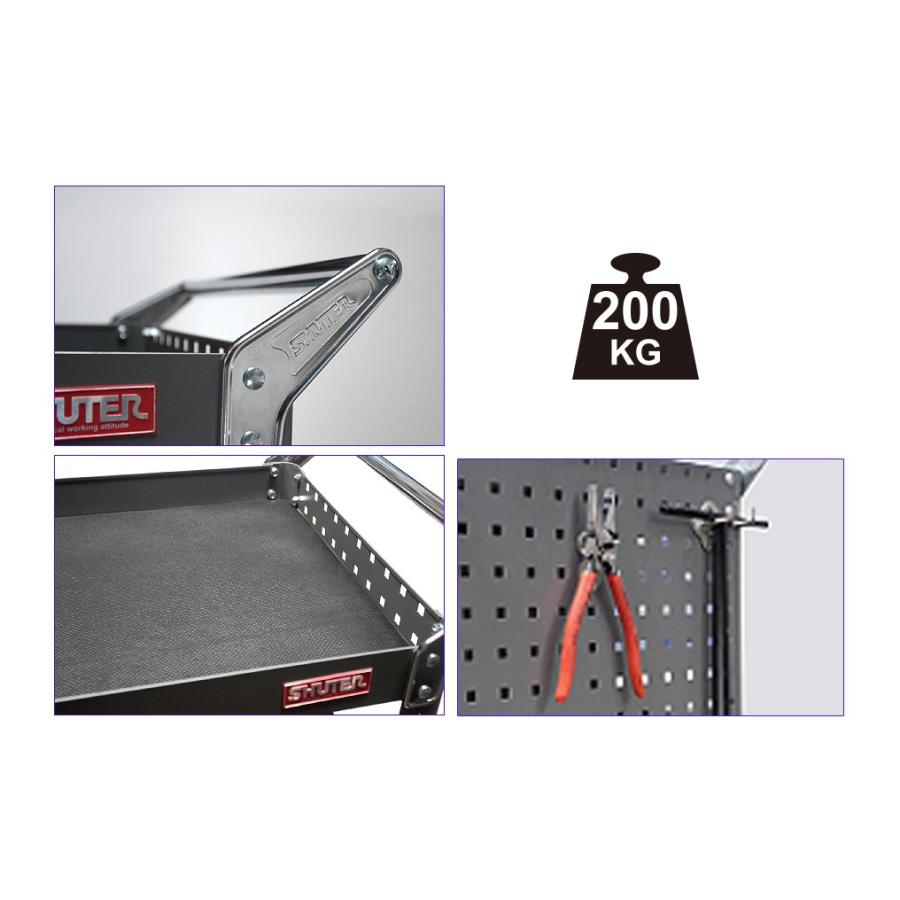 SHUTER シューター CT-H3 ツールワゴン 業務用台車 スチール : レコサポートショップ - 通販 - Yahoo!ショッピング