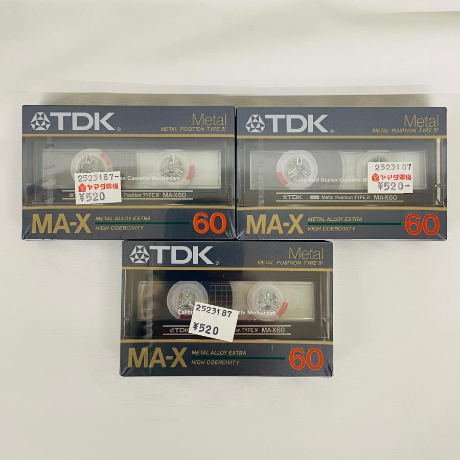3本セット MA-X 60 TDK TYPEIV メタル ポジション カセットテープ : 1-240001034315 : リユースマーケット - 通販 - Yahoo!ショッピング