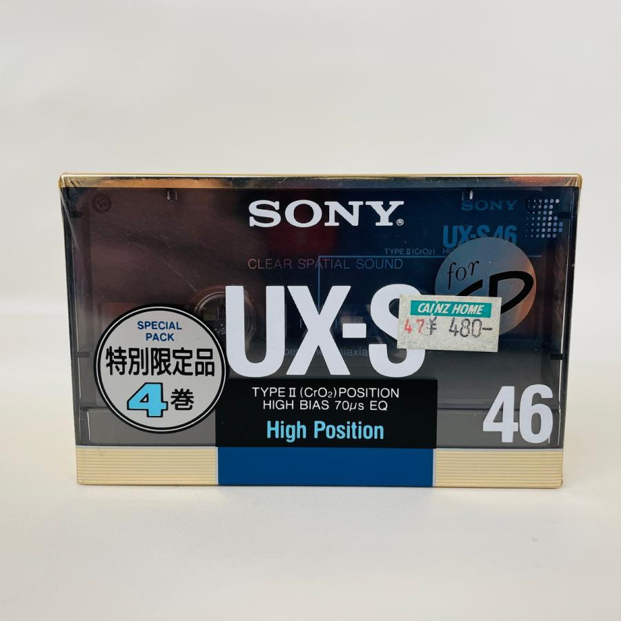 4巻 4UX-S46ASP UX-S 46 SONY CrO2 TYPEII カセットテープ : 1-240001035888 : リユース ...