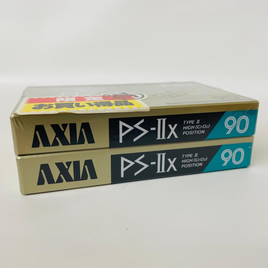 2巻 PS-IIx 90 AXIA ハイポジション TYPEII CrO2 カセットテープ : リユースマーケット - 通販 - Yahoo!ショッピング