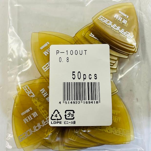 【送料無料】FERNANDES ( フェルナンデス ) / P-100UT 0.80mmウルテム50枚セット【メール便】代引きはできません ...