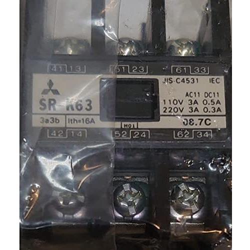 三菱電機 三菱電機(FA) 電磁継電器 コンタクタ形 標準形(交流操作) SR-K63 コイルAC100V 3a3b : リサイクルプロショップ - 通販 - Yahoo!ショッピング