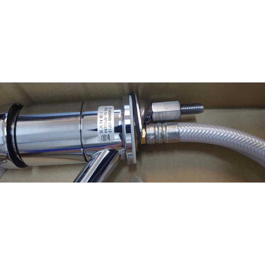 SANEI（水栓金具） 三栄水栓 SANEI K87111JV-13-SJ シングルワンホール混合栓 キッチン用 ブランド： SANEI(旧社名:三栄水栓製作所) : リサイクルプロショップ ...