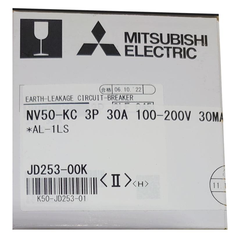 三菱電機 NV50-KC 3P 30A 30MA *AL-1LS （警報スイッチ) (漏電遮断器) (3極) (AC 100-200V) :ama-8364-1:リサイクルプロショップ ...