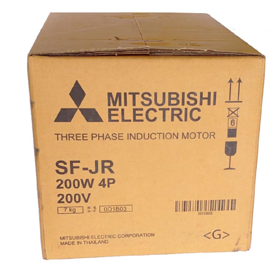 三菱電機 SF-JR 200W 4P 200V スーパーラインシリーズ 三相モートル 全閉外扇形 定格出力(kw)0.2 脚取付 AC200V 4極 汎用 標準モータ 屋内仕様 : リサイクル ...