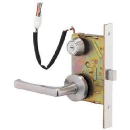 美和ロック AUT、AUTA、AUR、AURAシリーズ 通用口/非常口用電気錠 U9 AUR50-1バックセット：76mm 扉厚可能範囲：62mm U9シリンダー キー3本付き : リサイクル ...