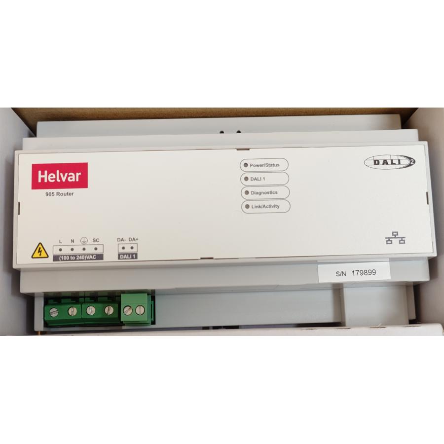Helvarのルーター905 シングルDALIルーターイメージ ルーター-1 DALI サブネット ヘルヴァー 電圧 100 〜 240 ...