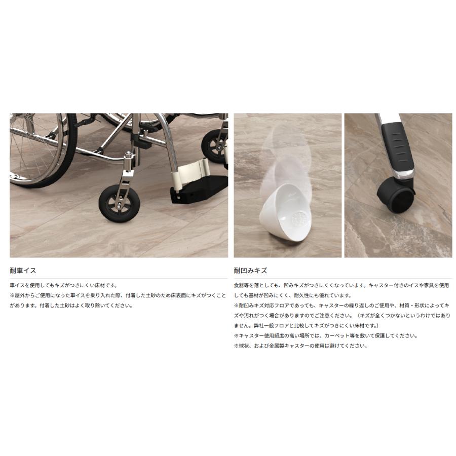 NODA ノダ クオルテ 複合フローリング KLTS1-MP マーブルアッシュピンク柄 材料MDF+合板 寸法303×1,818×12mm 【(梱包入数 6枚入)（1坪】 : リサイクルプロ ...